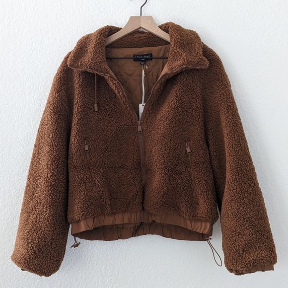 Love Tree | Jackets & Coats | Nwt Cropped Sherpa Jacket | Poshmark